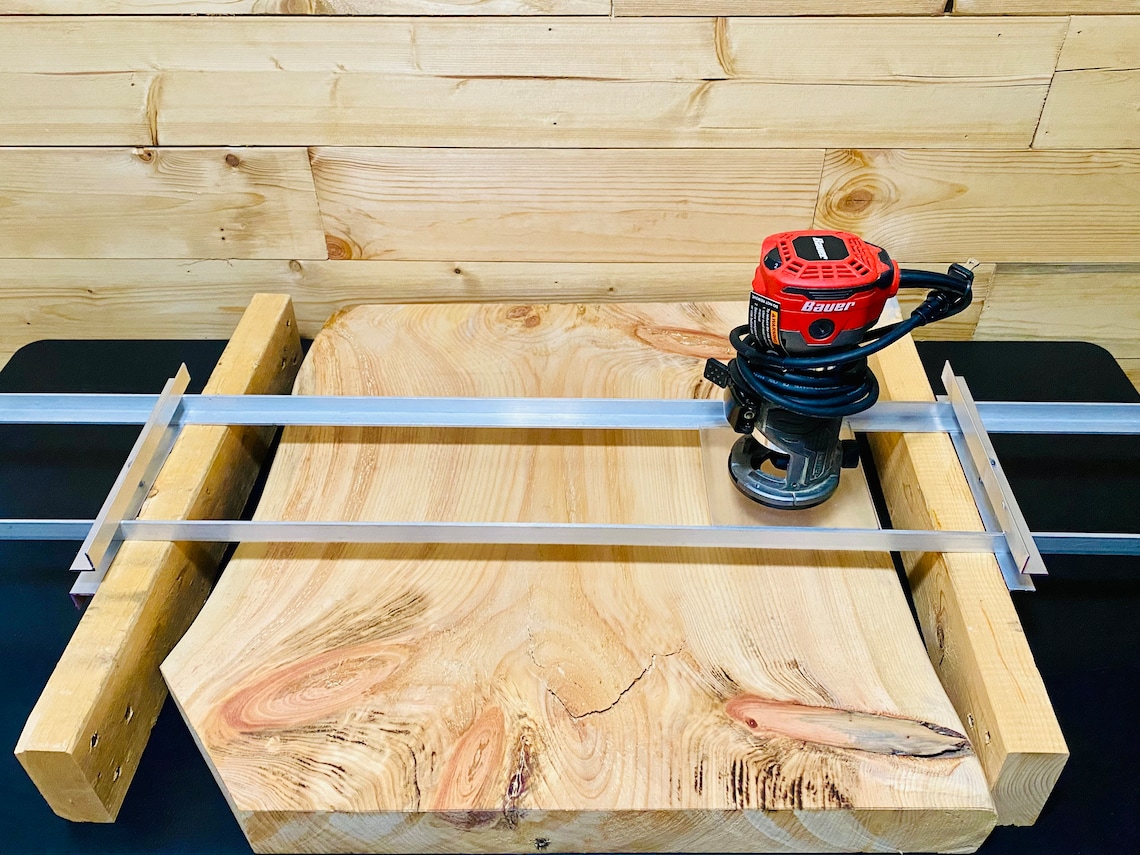 Router Jig/sled-4ft STEEL Adjustable Industrial Flattening Projects ...