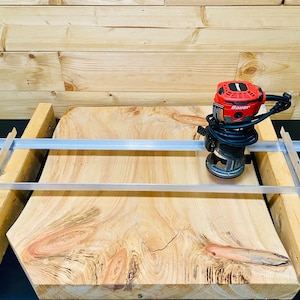 Router Jig/sled-4ft STEEL Adjustable Industrial Flattening Projects ...