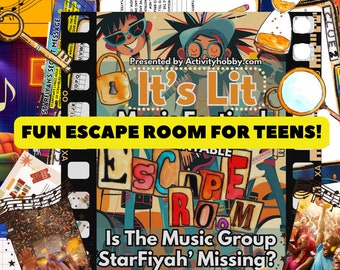 Escape Room Game Printable Mental Hospital Office Teams, Adults, Teens ...