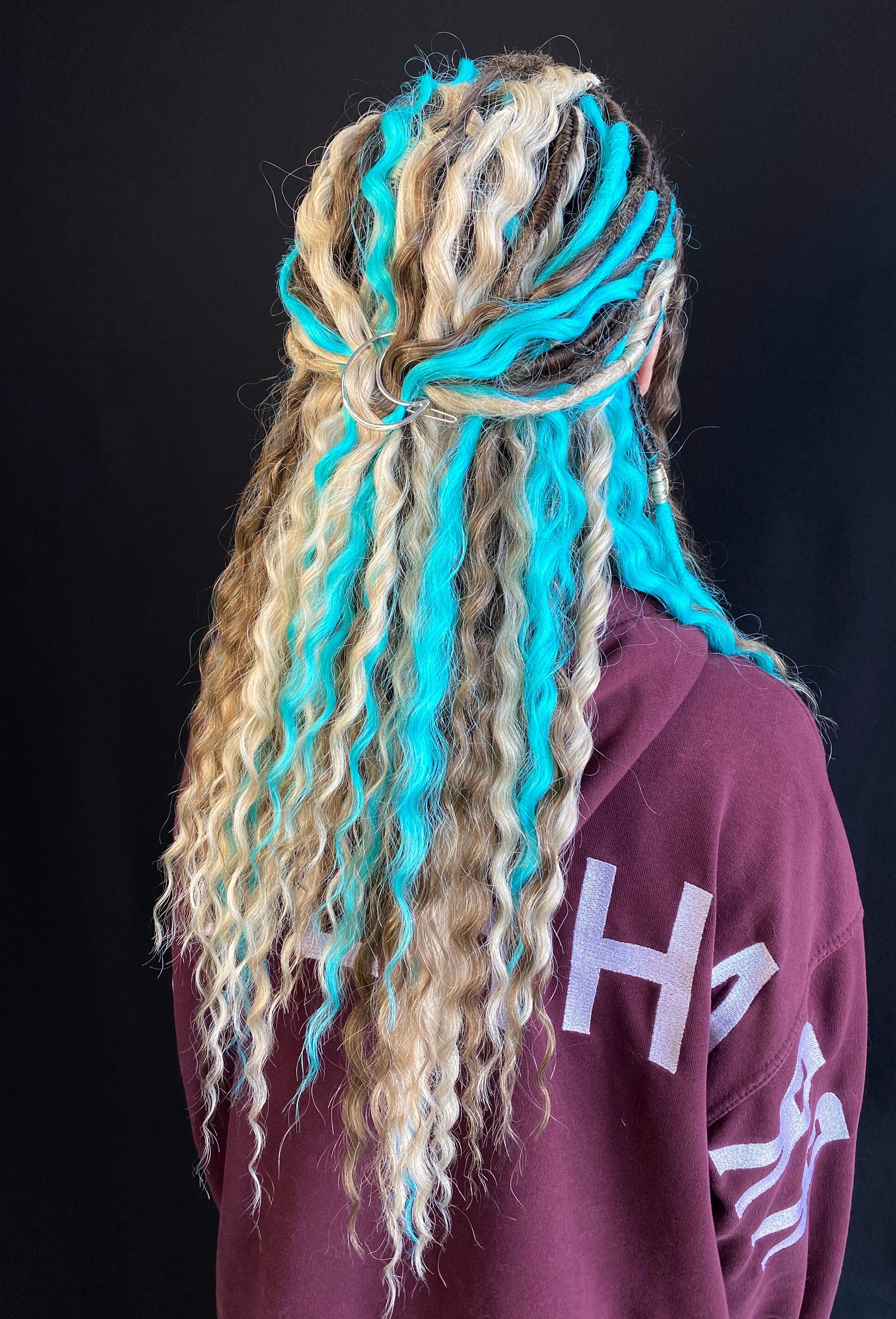 Soft Curl Locs Wave Crochet Hair Curly Dreads Wavy Dread Extension De ...