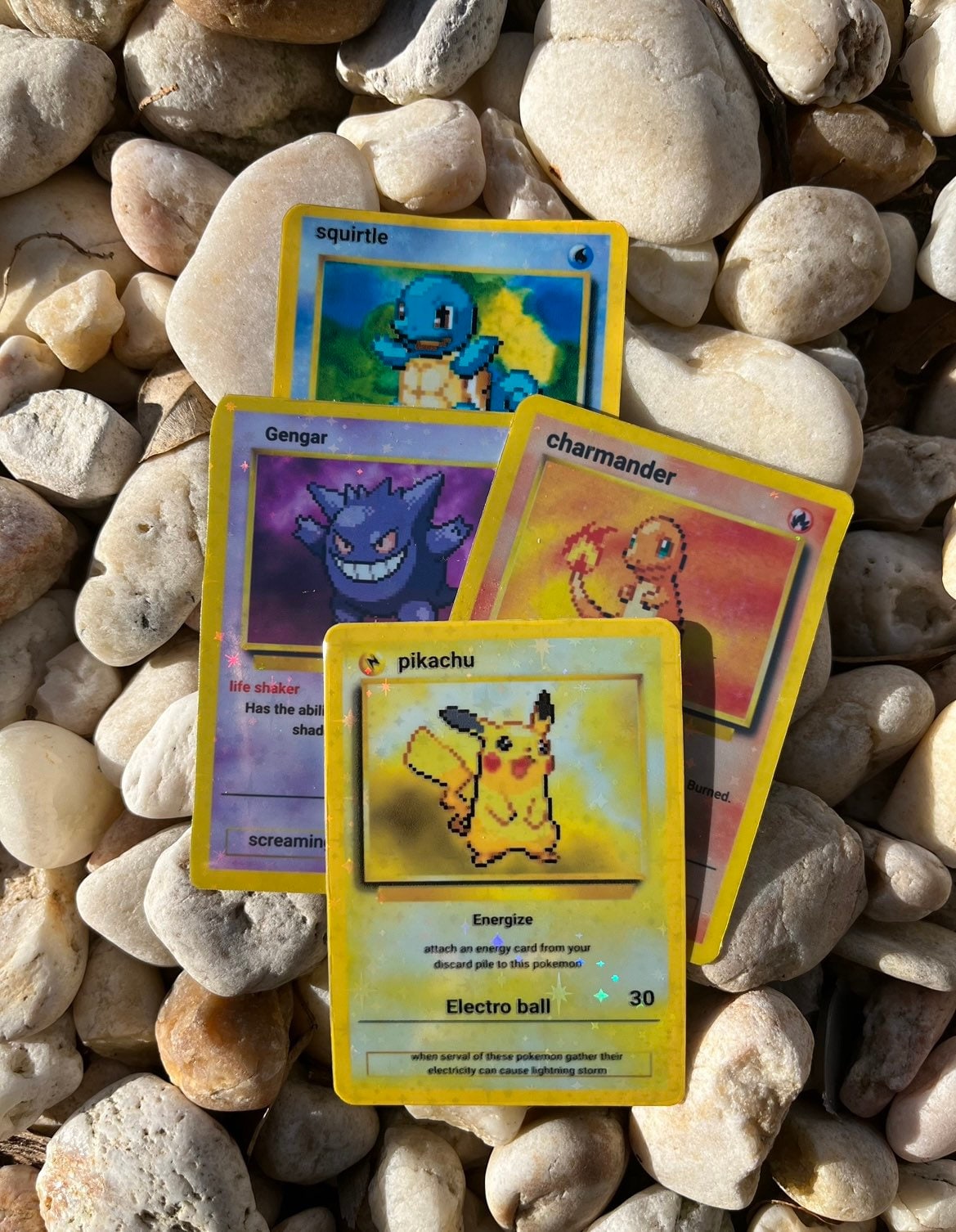 Pokémon Stickers Holographic Stickers Pokemon Stickers - Etsy