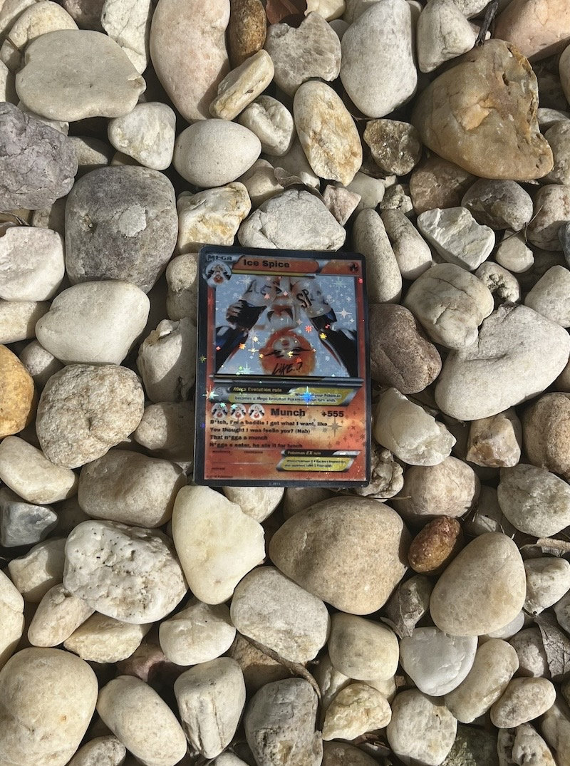 Ice Spice| Album Cover Sticker| Music Sticker| Ice Spicepokémon Card ...