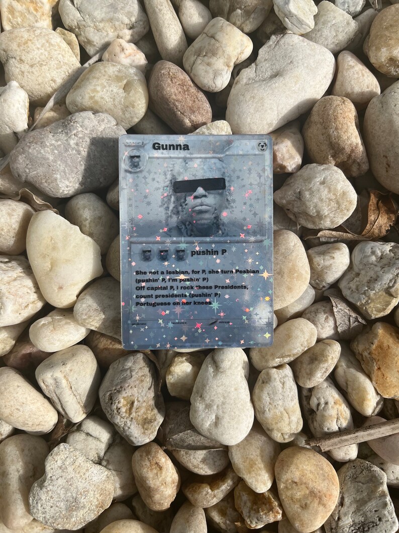 Gunna | Album Cover Sticker| Music Sticker| Gunna Pokémon Card|music ...