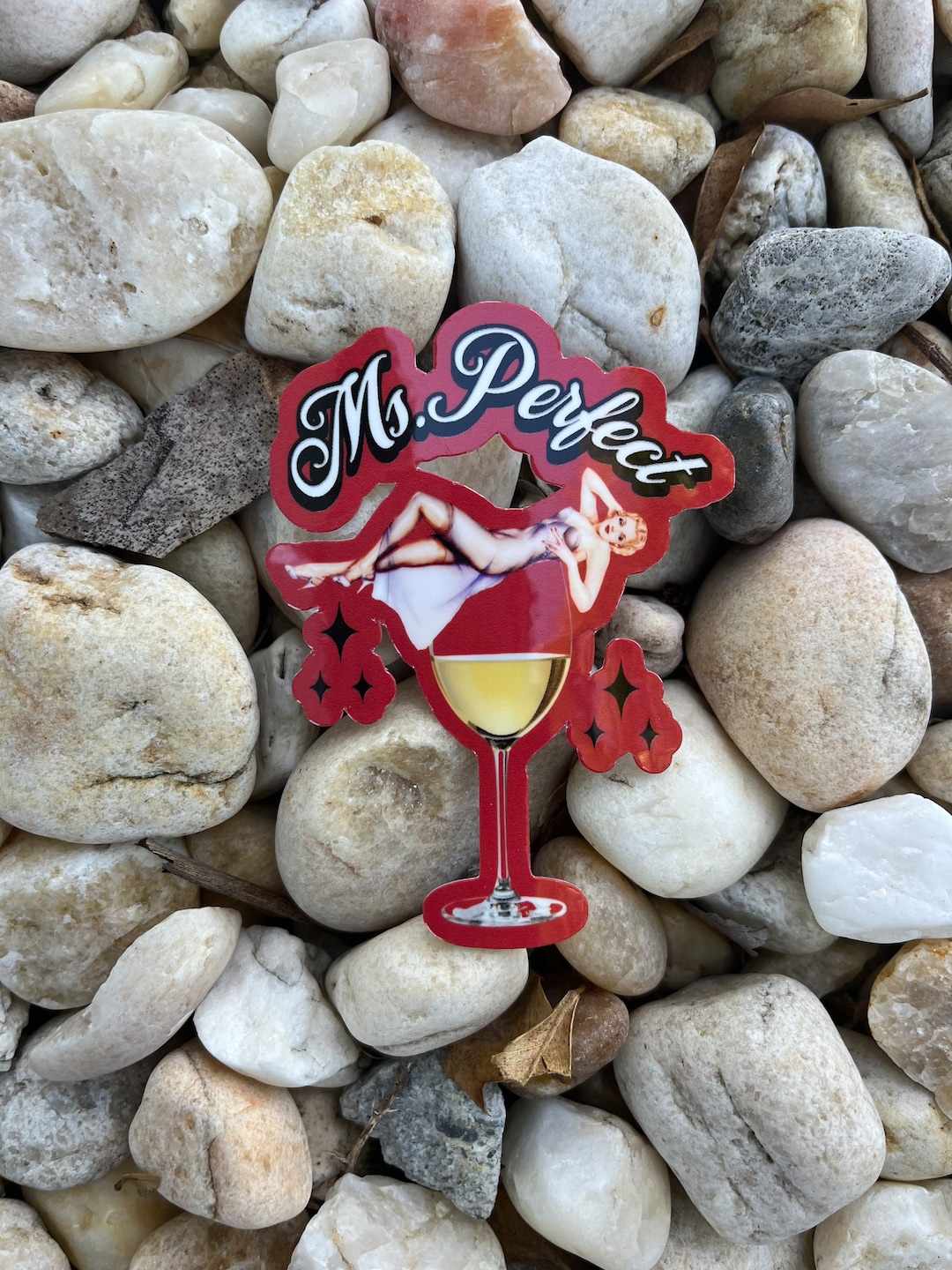 Pin up Girl Stickers Lady Sticker Wine Stickers Vinyl Stickers Water ...