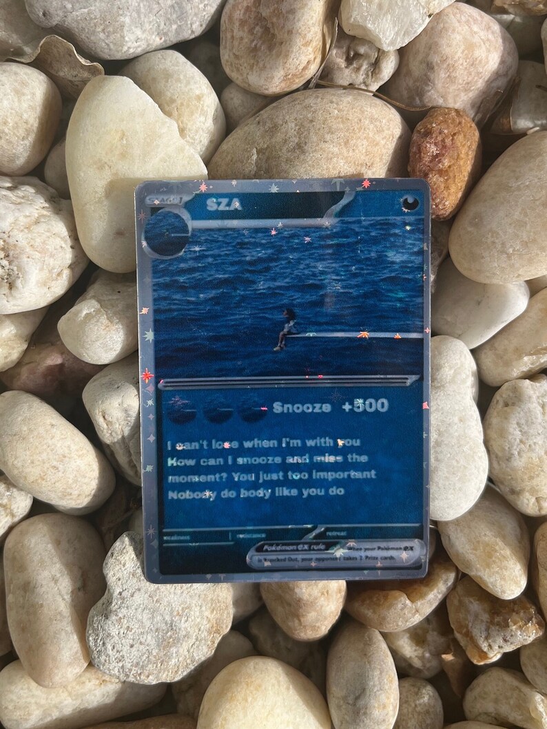 SZA | Album Cover Sticker| Music Sticker| Pokémon Card|music Gift|sza ...