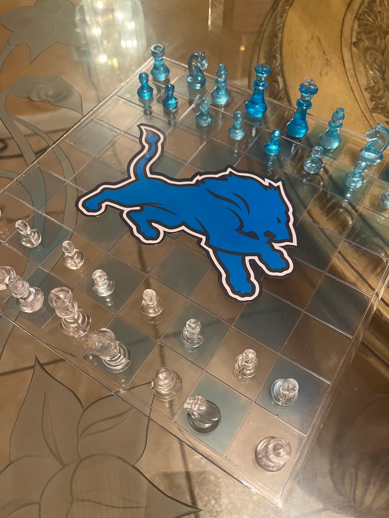 Custom Sports Team Chess Set Resin Chess Set footballbaseball ...