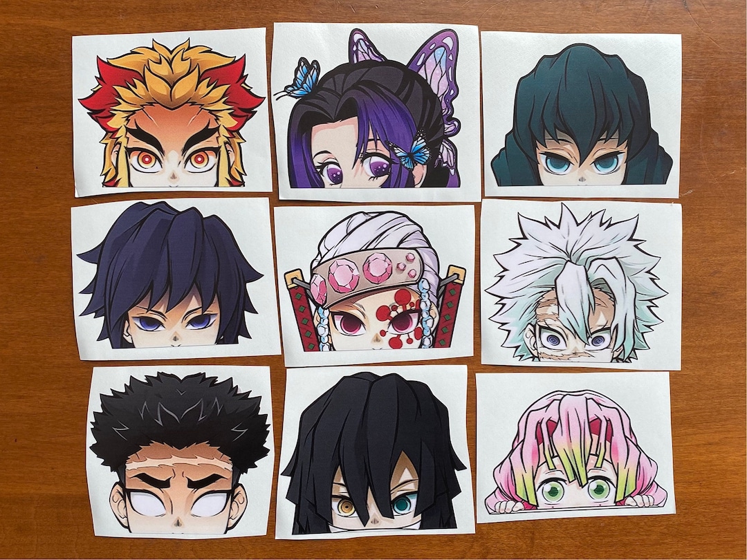 Anime Peeker Stickers #3 | Peek | Laptop Stickers | Cars Vinyl Stickers ...