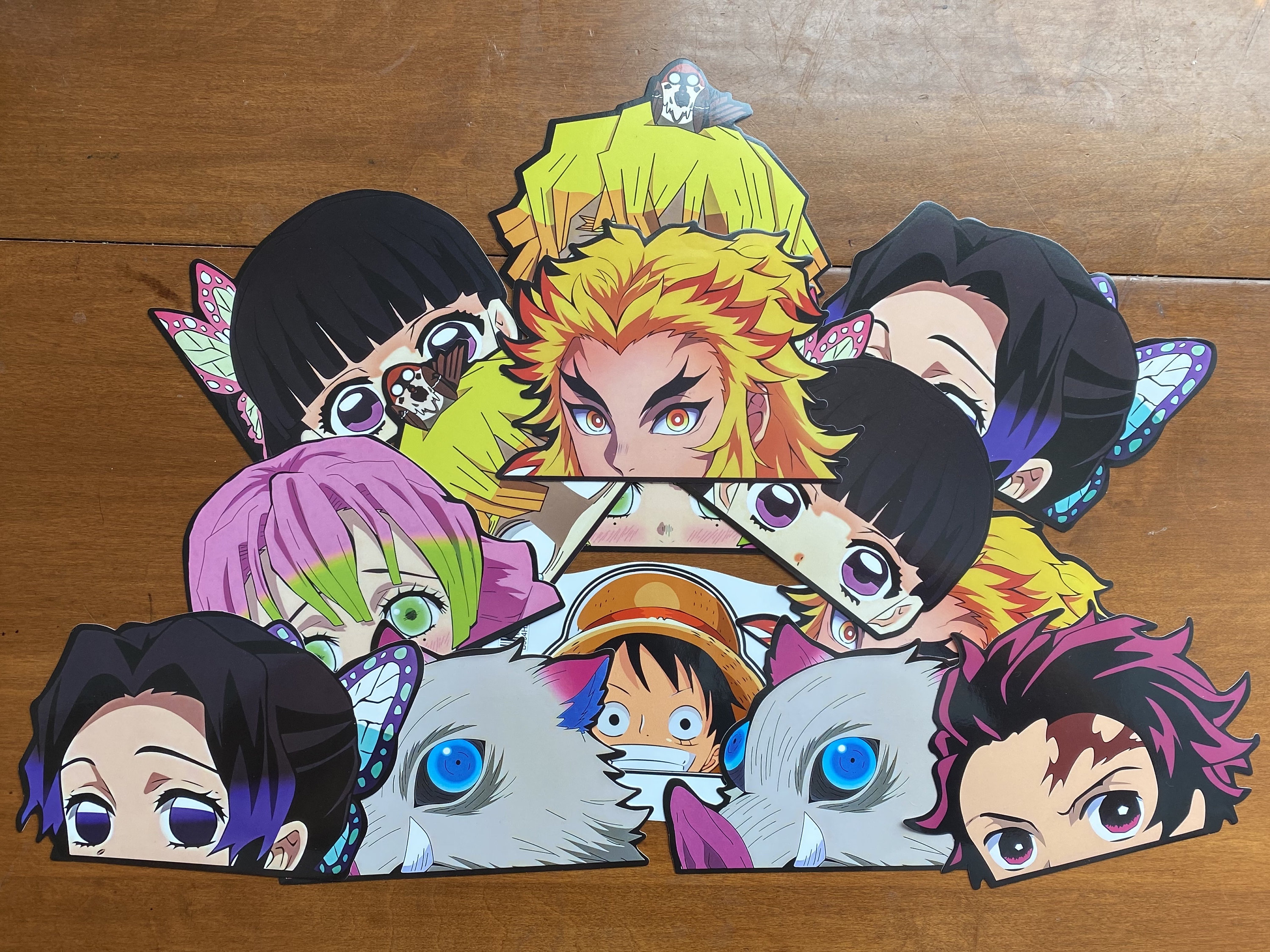 Anime Peeker Stickers #2 | Peek | Laptop Stickers | Cars Vinyl Stickers ...