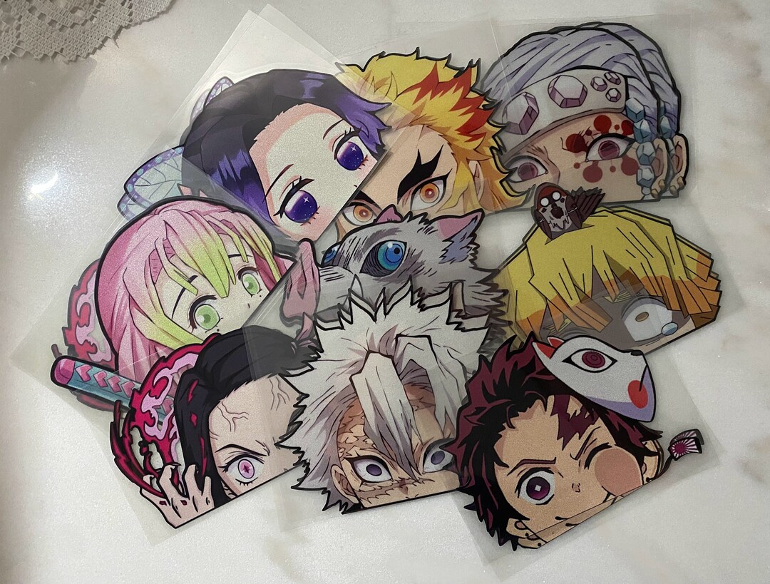 Anime Peeker Stickers | Peek | Laptop Stickers | Cars Vinyl Stickers ...