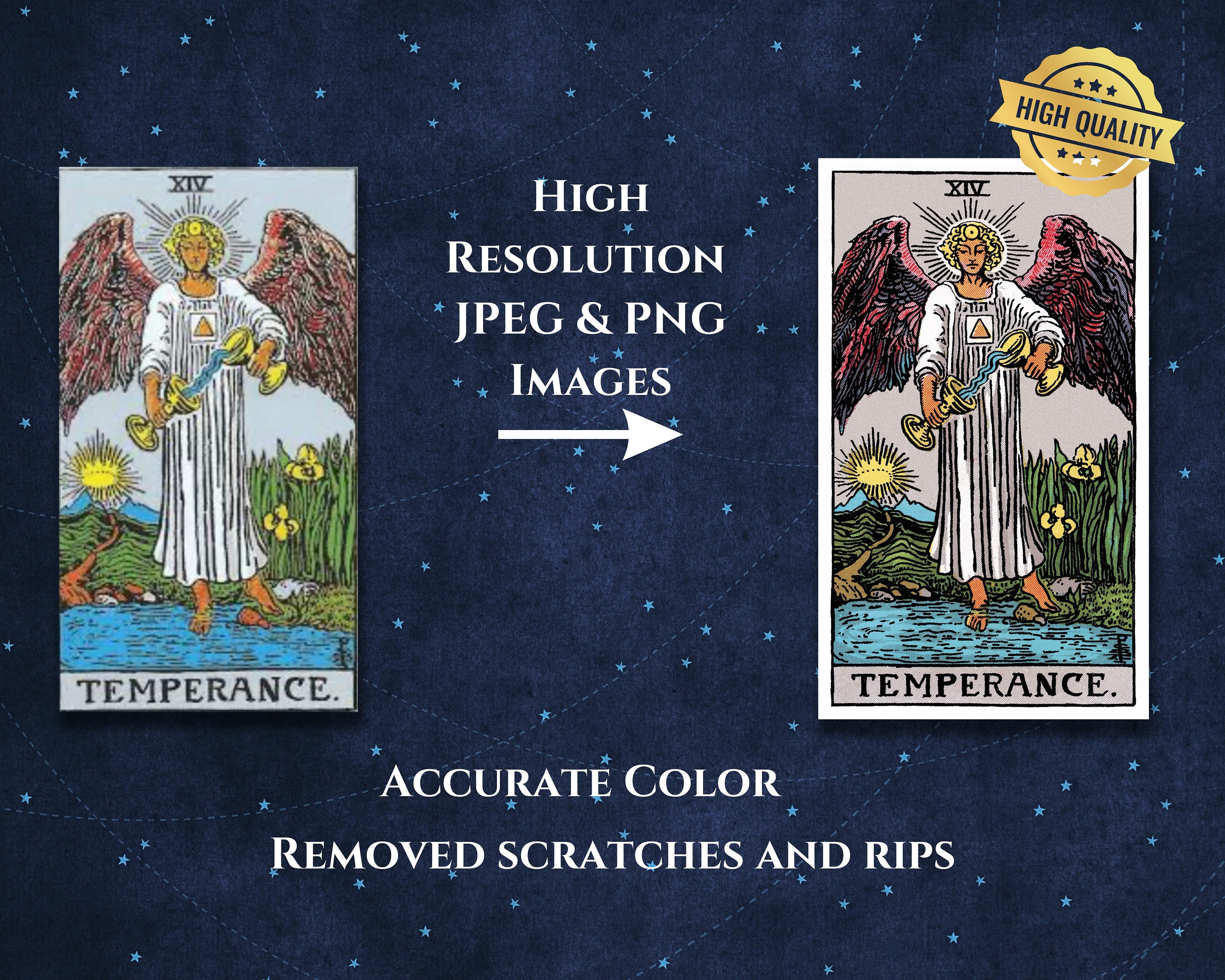 Rider Waite Tarot Card Deck |original Rider Waite Smith| All 78 Cards ...