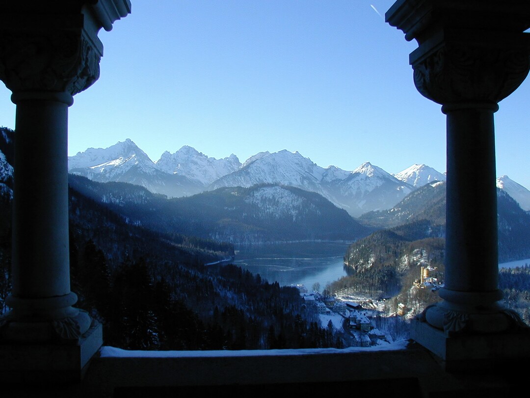 Neuschwanstein Castle View Print – Bavarian Throne Room Wall Art ...