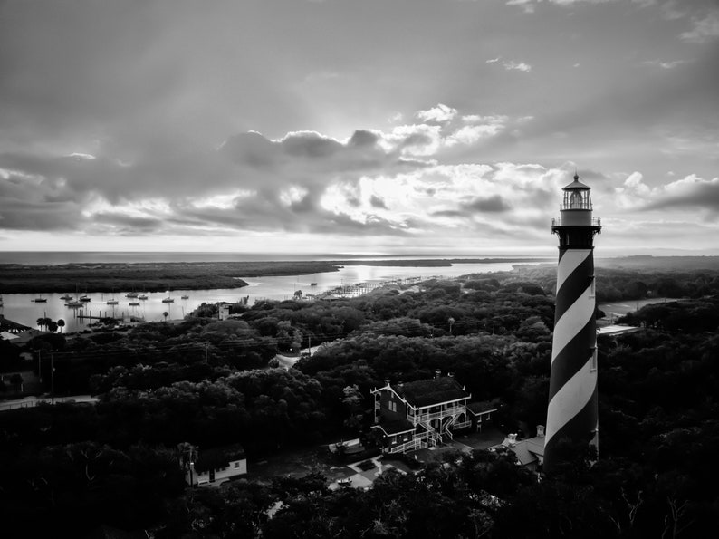 St Augustine Lighthouse, Digital Photo Download of the Saint Augustine ...