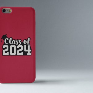 Class of 2024 With Graduation Cap Graphic Design Digital Download File ...