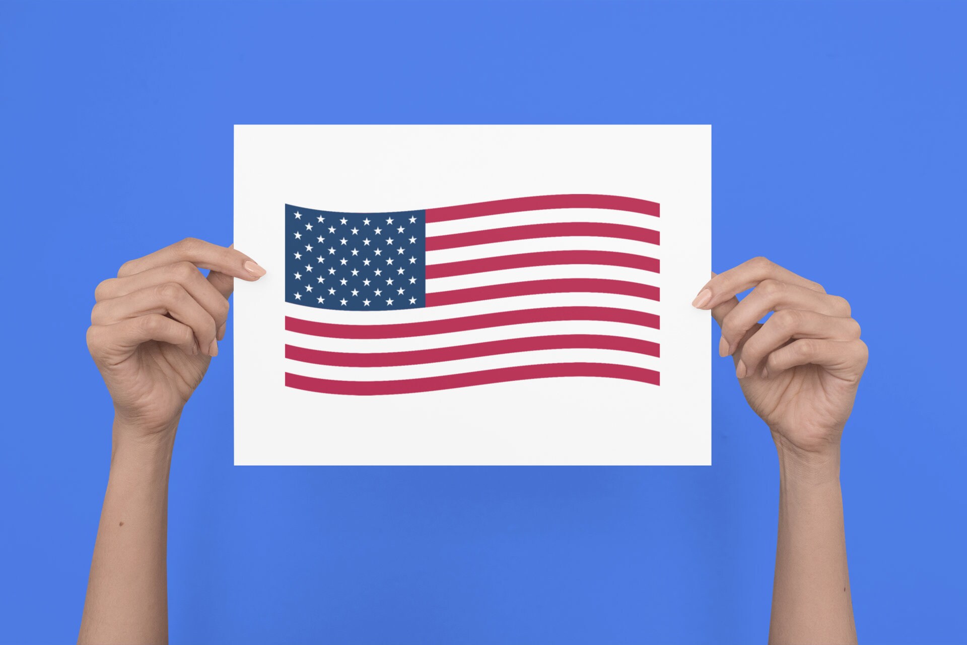 Wavy American Flag Graphic Design, Digital Download svg, Dxf, Png, Jpg ...