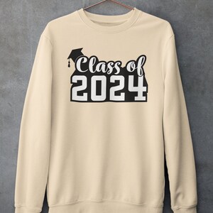 Class of 2024 With Graduation Cap Graphic Design Digital Download File ...