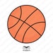 Orange Basketball Graphic Design, Digital Download png, Dxf, Jpg, Svg ...