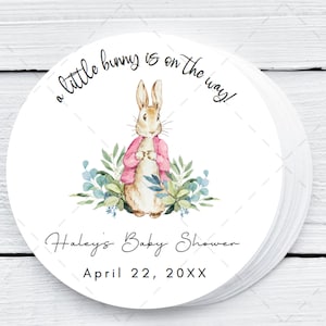 Pink Peter Rabbit Baby Shower Favors - Peter Rabbit Baby Shower ...