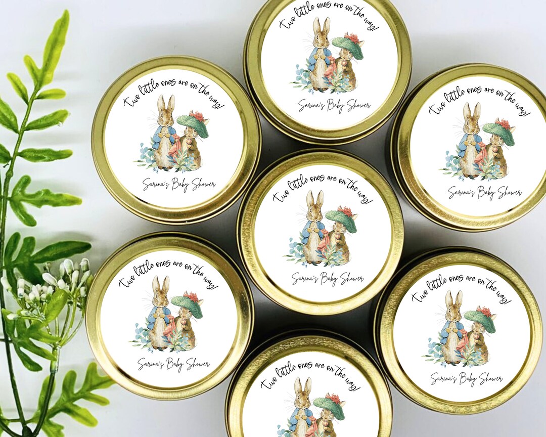 Twins Peter Rabbit Baby Shower Favors - Peter Rabbit Baby Shower ...