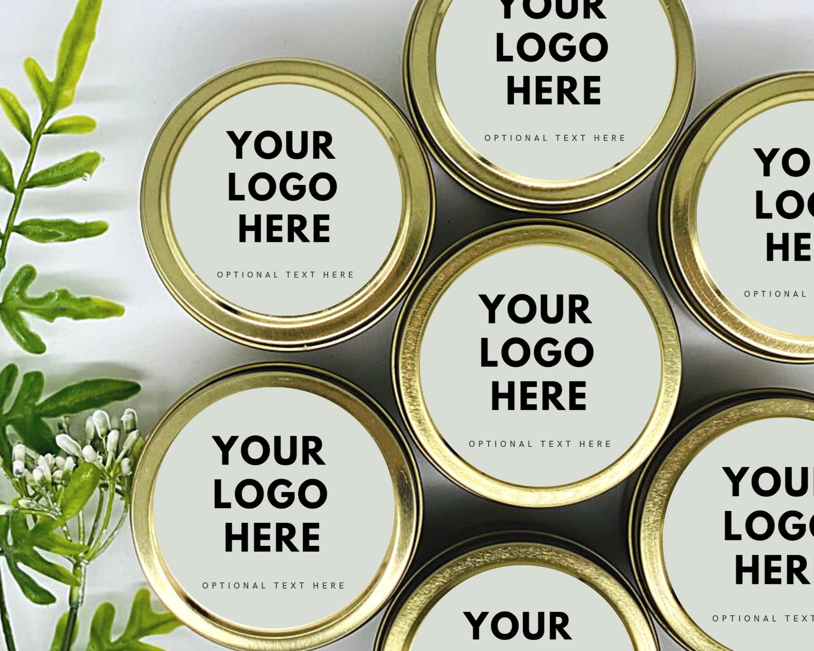 Custom Logo Candle Set: Personalized Soy Candles, Corporate Gifts (set ...
