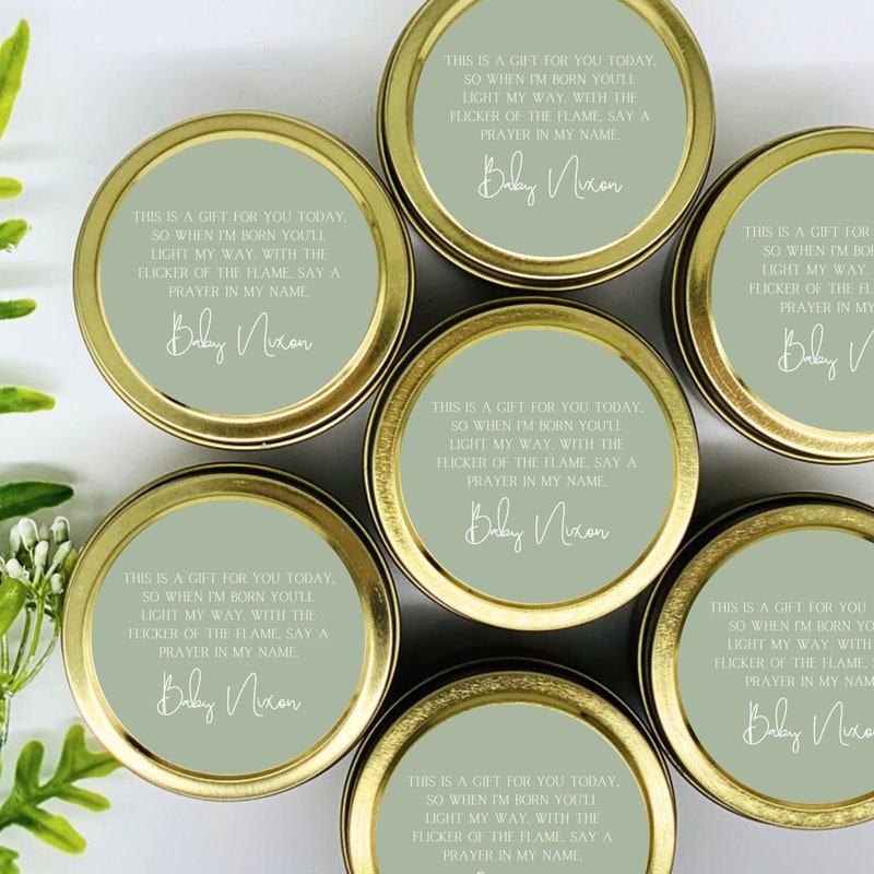 Candle Baby Shower Sets - Etsy