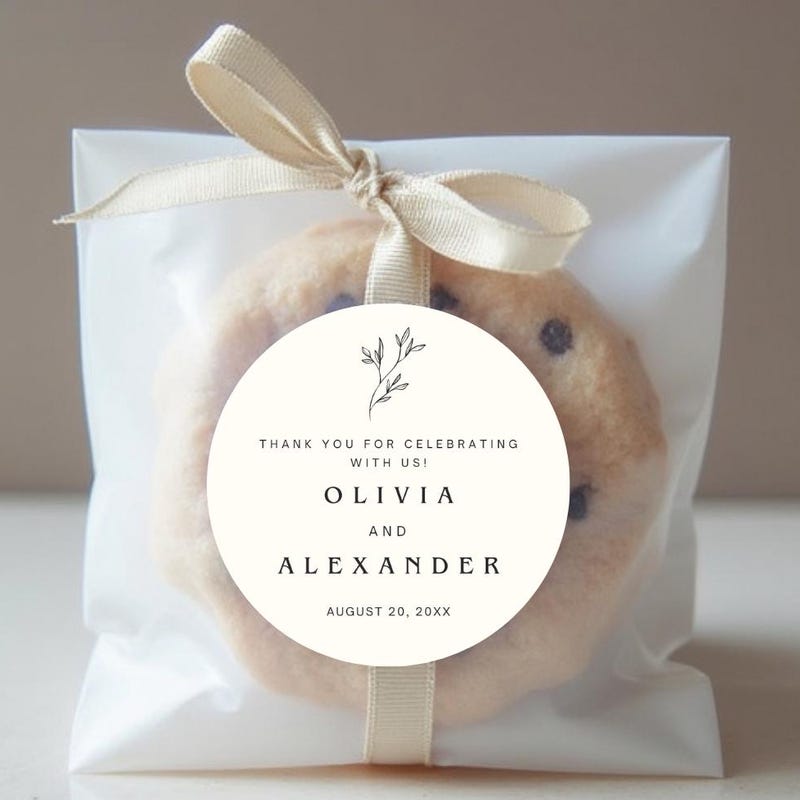 Wedding Favor Stickers - Etsy