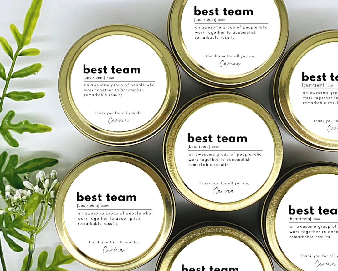 Best Team Candle - Corporate Christmas Gift - Team Appreciation Candle ...