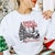 Santa's Favorite Hot Mess Christmas Sweatshirt, Christmas Party Shirt ...