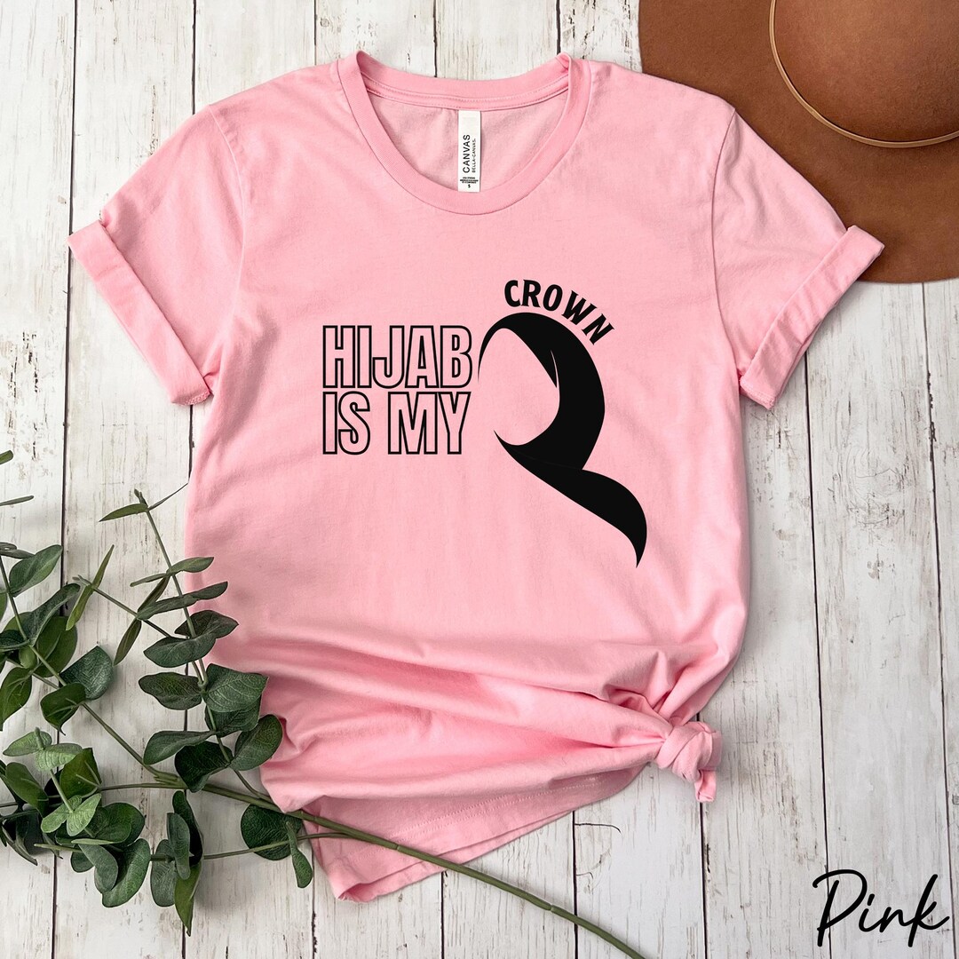 Hijab is My Crown T-shirt, Ramadan Muslim T-shirt, Islamic Modest ...