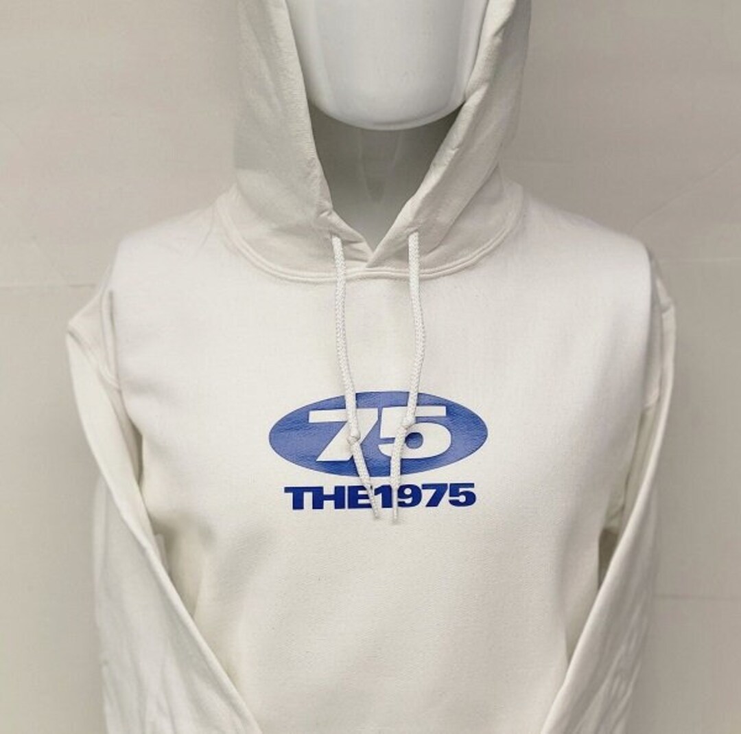 The 1975 White Pullover Hoodie - Etsy