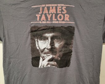 A James Taylor and His All Star Band Concert T-shirt - Etsy