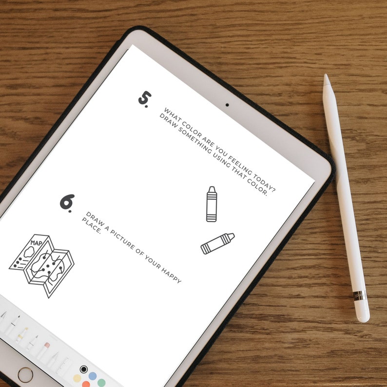 Draw Your Way to Bliss Daily Drawing Creative Journal | Digital ...