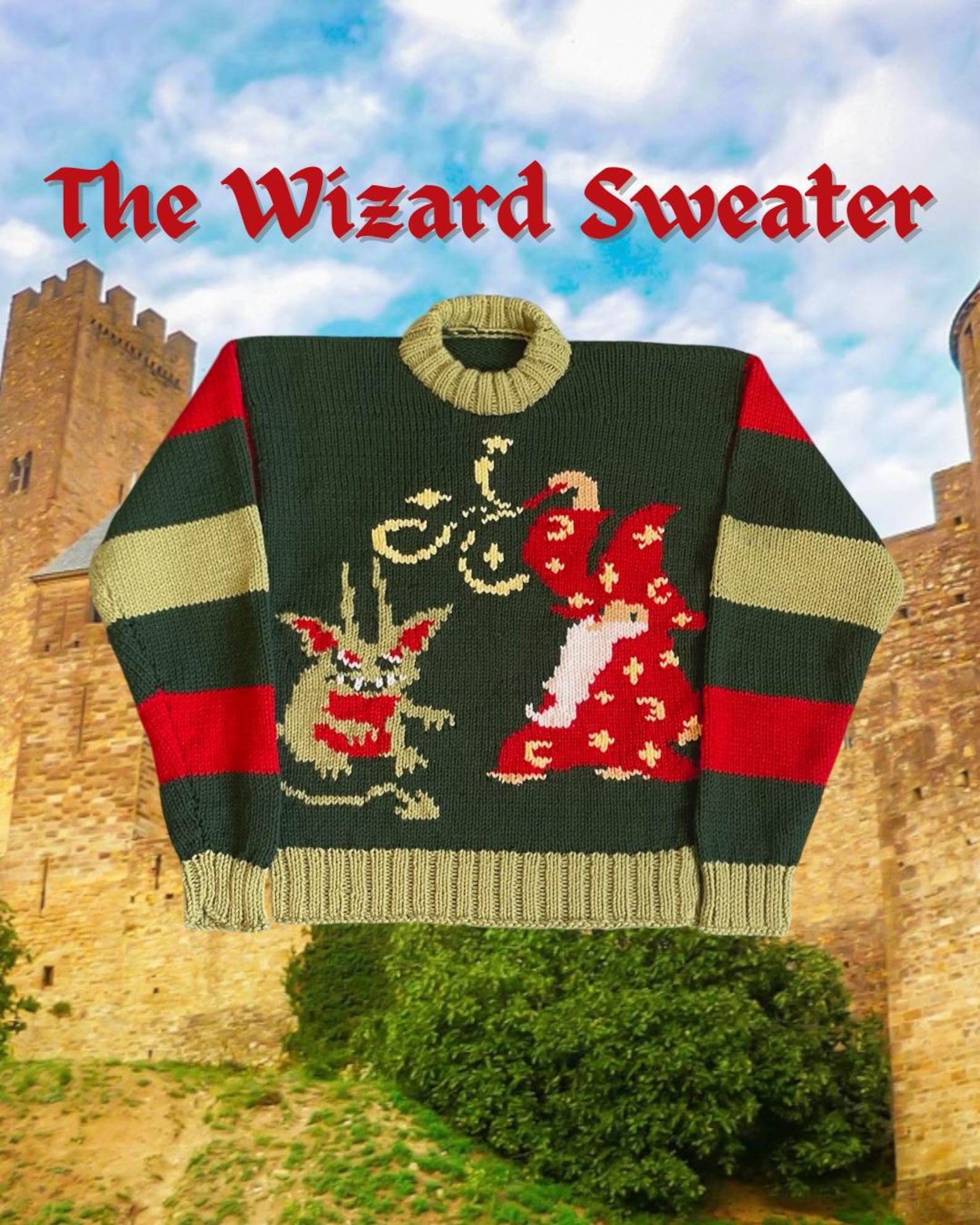 The Wizard Sweater Knitting Pattern - Etsy