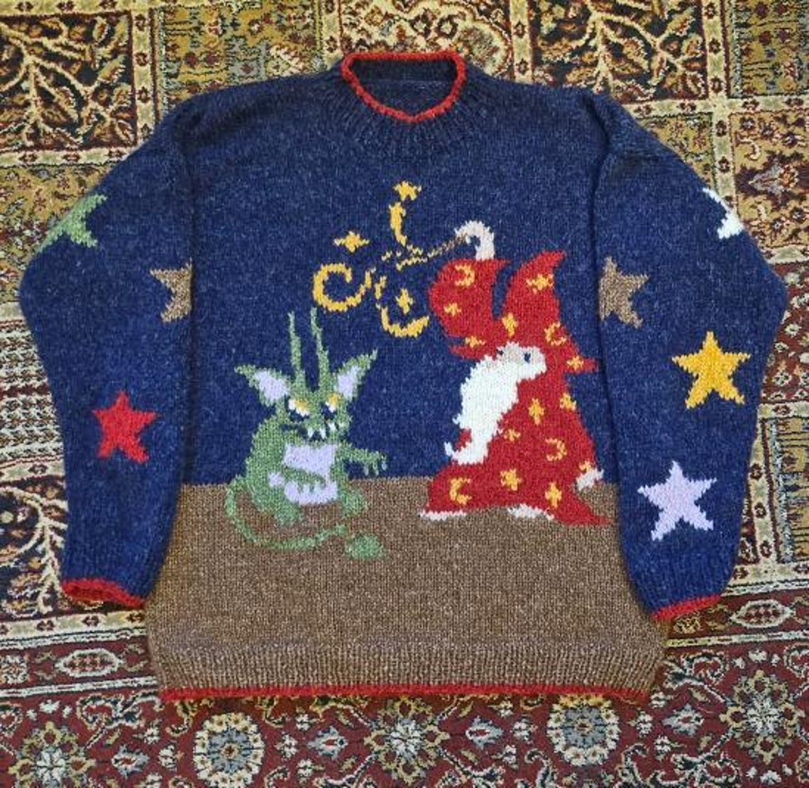 The Wizard Sweater Knitting Pattern - Etsy