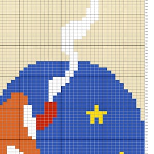 Ladybug Knitting Chart PDF – Intarsia or Tapestry Crochet Pattern ...