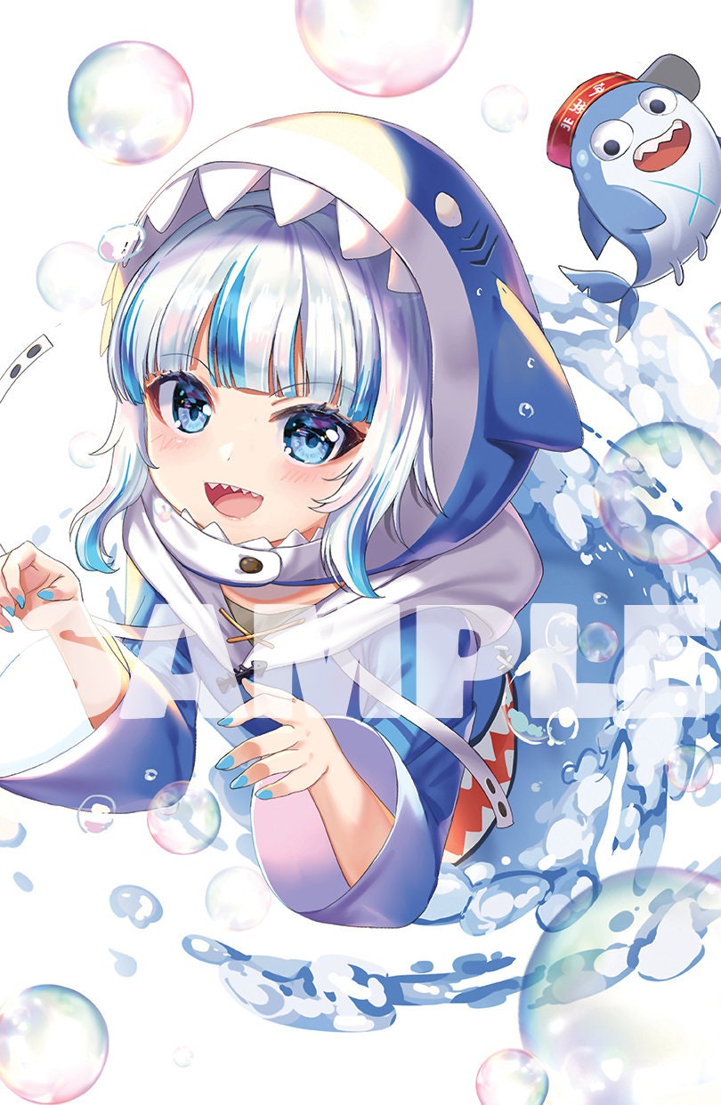 Hololive Myth EN Gawr Gura Amelia Watson Mori Calliope Poster - Etsy