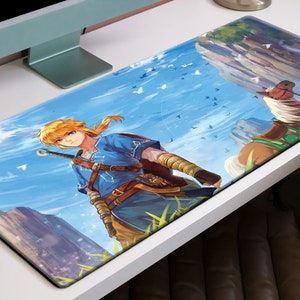 Legend of Zelda , Breath of the Wild, BOTW Mousepad Desk Mat, Table Mat ...