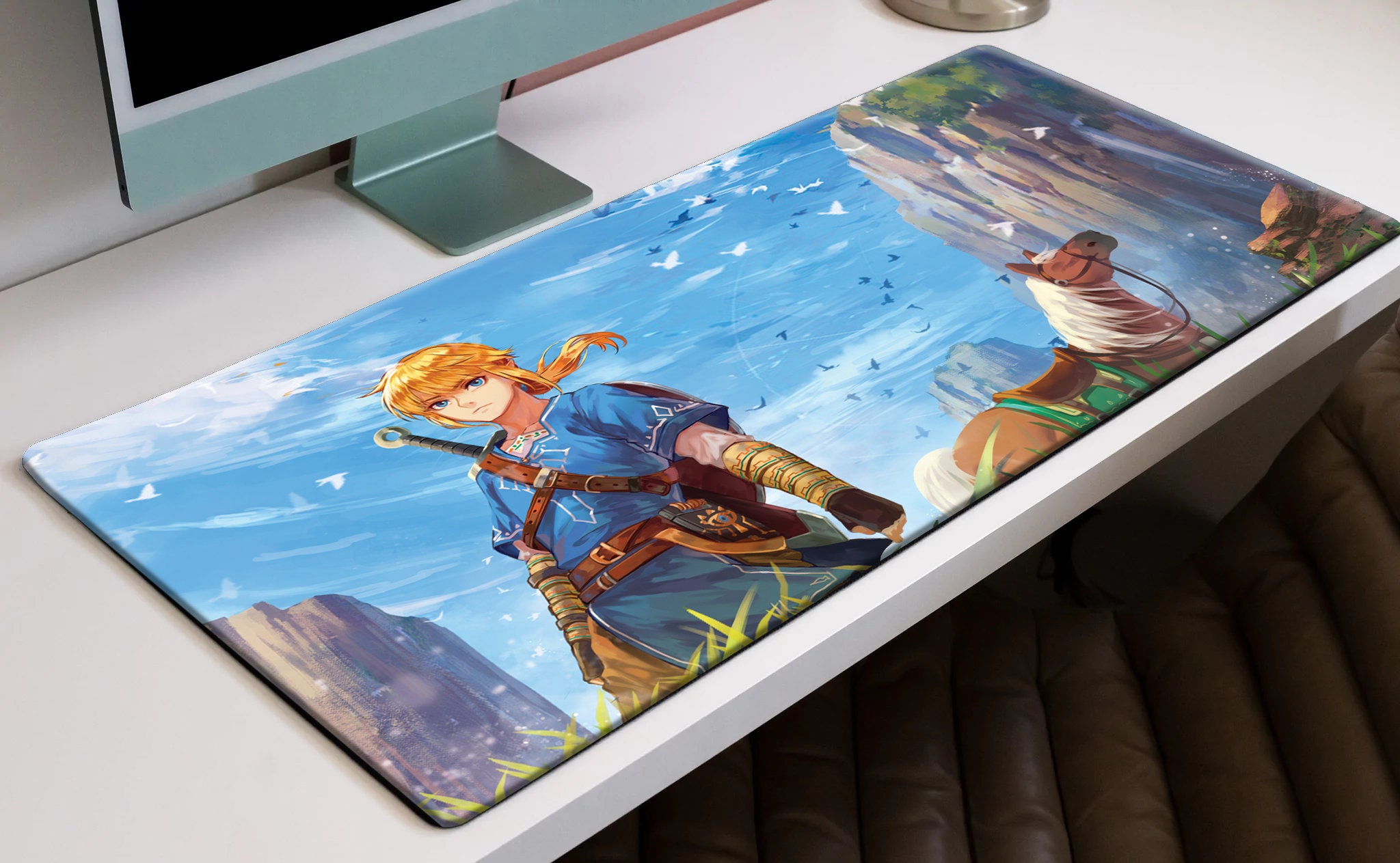 Legend of Zelda Breath of the Wild BOTW Mousepad Desk Mat - Etsy