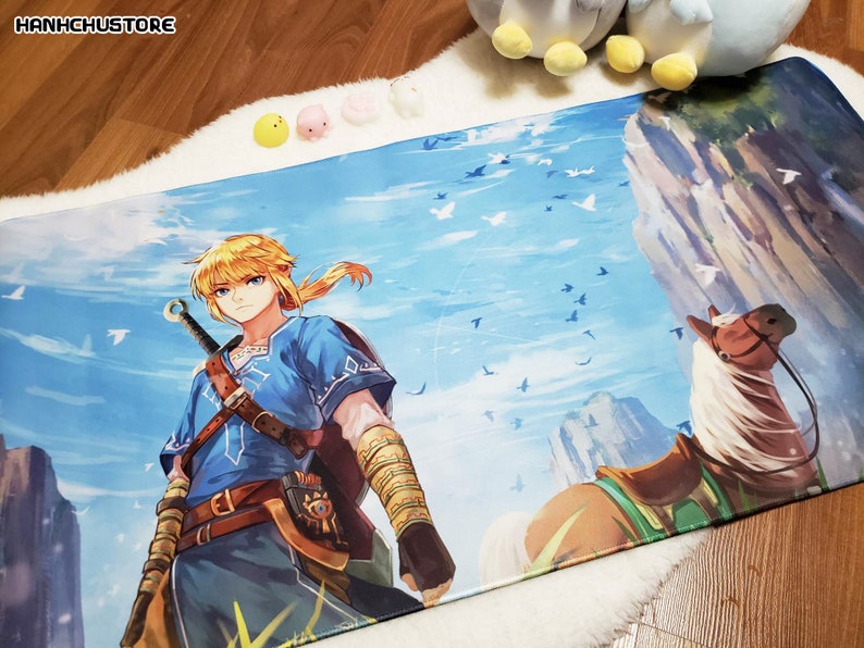 Legend of Zelda Breath of the Wild BOTW Mousepad Desk Mat - Etsy