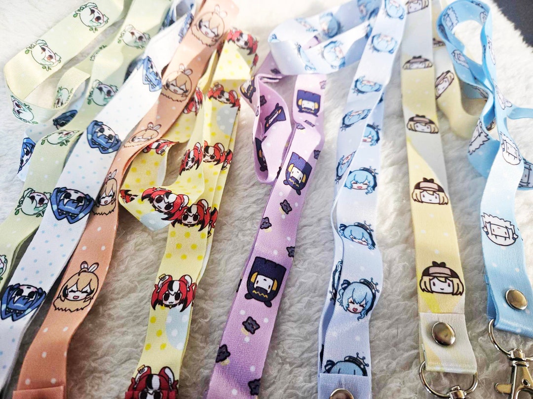 Hololive Gura Ame Calli Kiara Suisei Fauna Lanyards - Etsy Hololive Gura Ame Calli Kiara Suisei Fauna Lanyards - Etsy