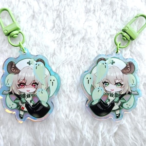 Vtuber Fauna Ceres Nimi Nightmare Doki Bird Keychain - Etsy