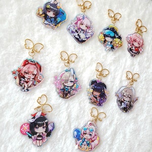 Blue Archive Asuna Karin Neru Akane Hibiki Keychains - Etsy