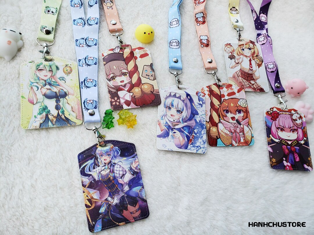 Hololive Gura Ame Calli Kiara Suisei Fauna Photocard Holder Keychain ... Hololive Gura Ame Calli Kiara Suisei Fauna Photocard Holder Keychain ...
