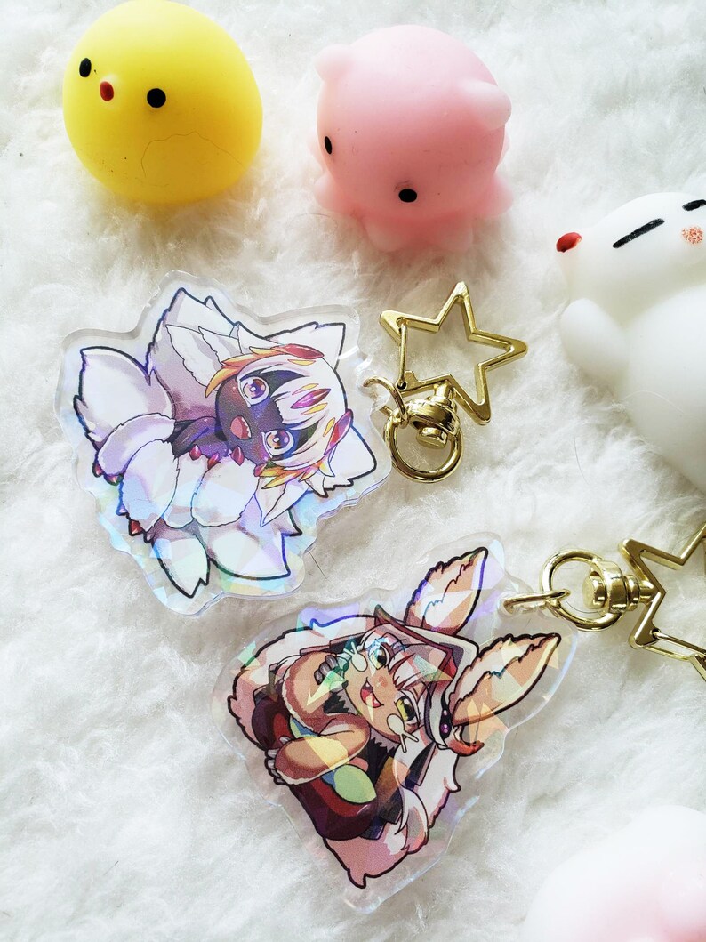 Made in Abyss Nanachi Faputa Charms Keychains - Etsy