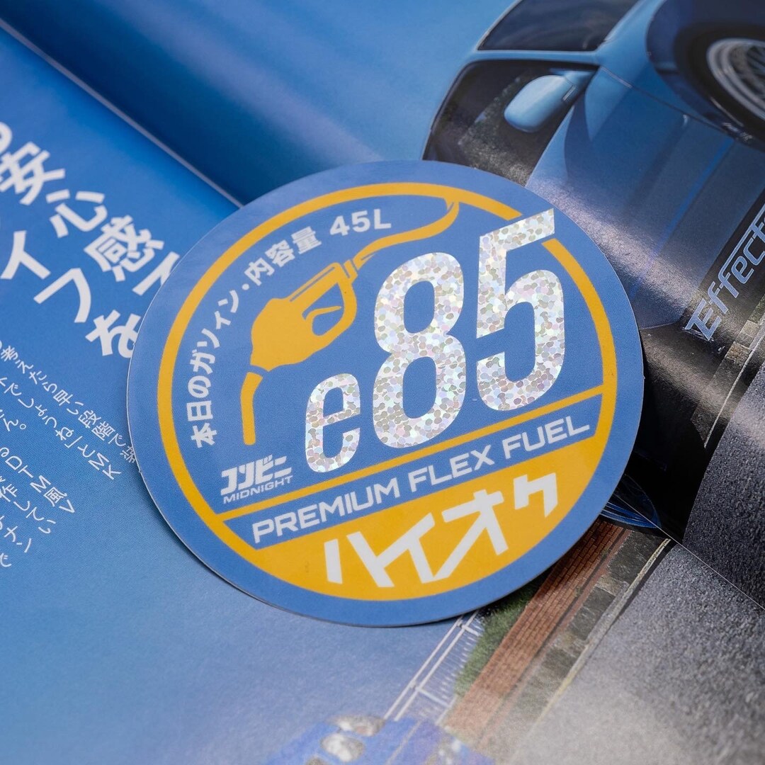 Flex Fuel Sticker | JDM Car Sticker | Vinyl Decal - Etsy