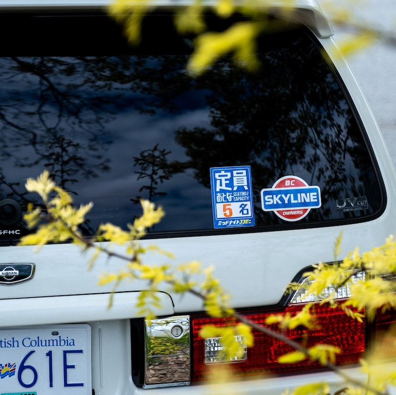 Seating Capacity Sticker JDM Car Sticker Vinyl Decal - Etsy