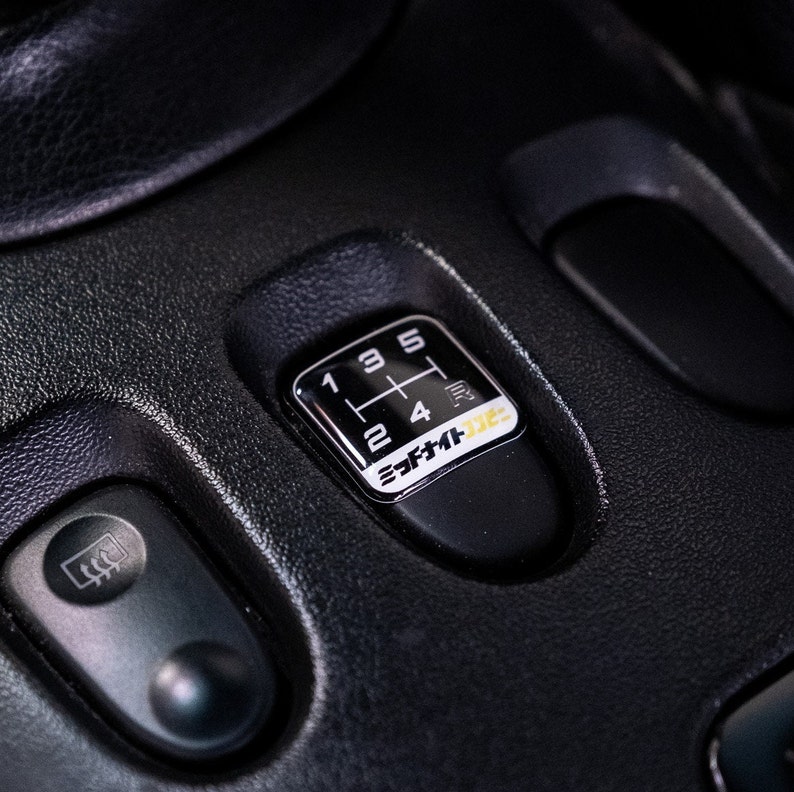 Shift Pattern Epoxy Sticker JDM Car Sticker Epoxy Decal - Etsy