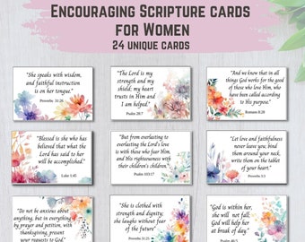 Christian Daily Affirmation Cards | Bible Affirmation Cards Printable ...