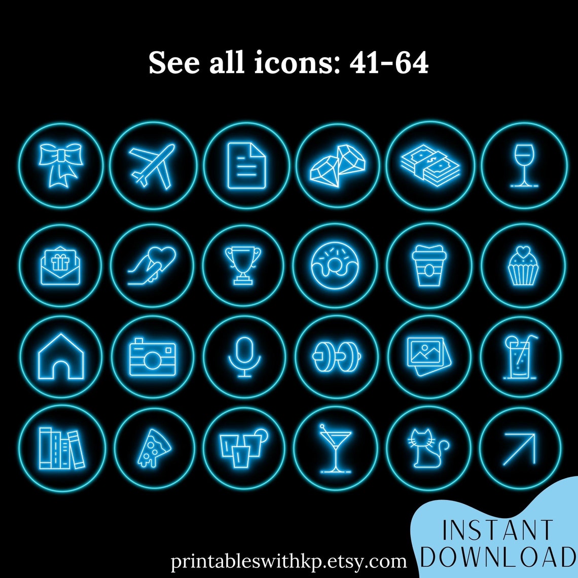 Instagram Highlight Covers Blue | Ig Highlight Covers | Instagram Story ...