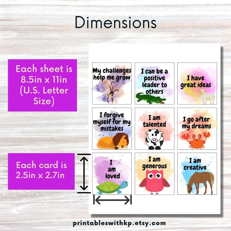 Printable Positive Affirmation Cards for Kids | Encouragement Cards ...