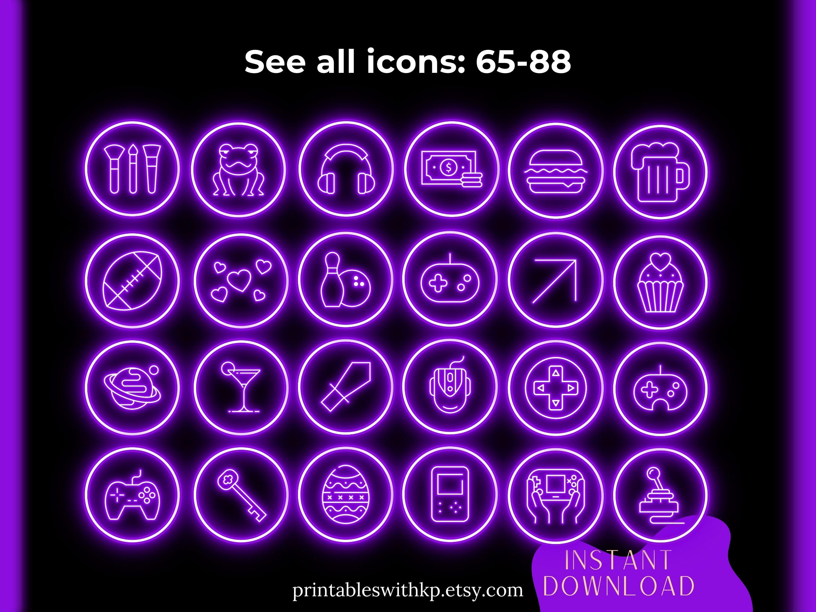 Instagram Highlight Covers Purple | Ig Highlight Covers | Instagram ...